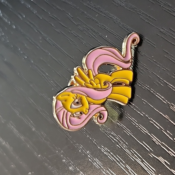 My Little Pony | Jewelry | My Little Pony Fluttershy Inspired Enamel ...